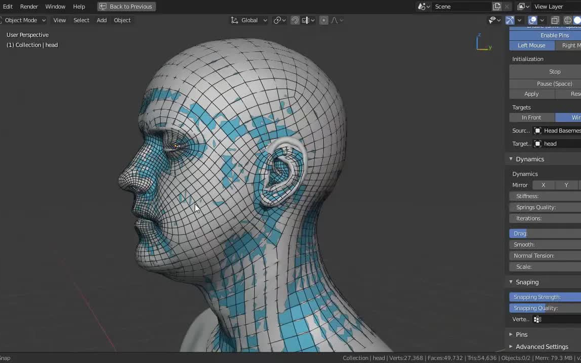 iBlender中文版插件 Softwrap 2 动态拓扑工具 Blender 插件 教程