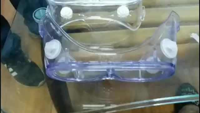 医用护目镜测试效果,ce、fda双认证。