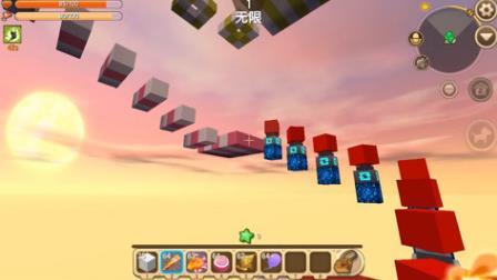 迷你世界:半仙跑酷证明自己,直上云霄如履平地