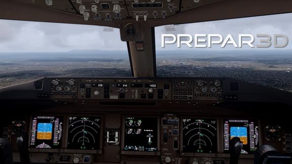 超真实 模拟飞行 P3D 波音777 落地墨尔本