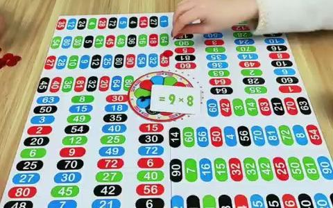 Teamkids添奇益智玩具乘除天王数学运算专注力儿童桌游7岁-乘法篇