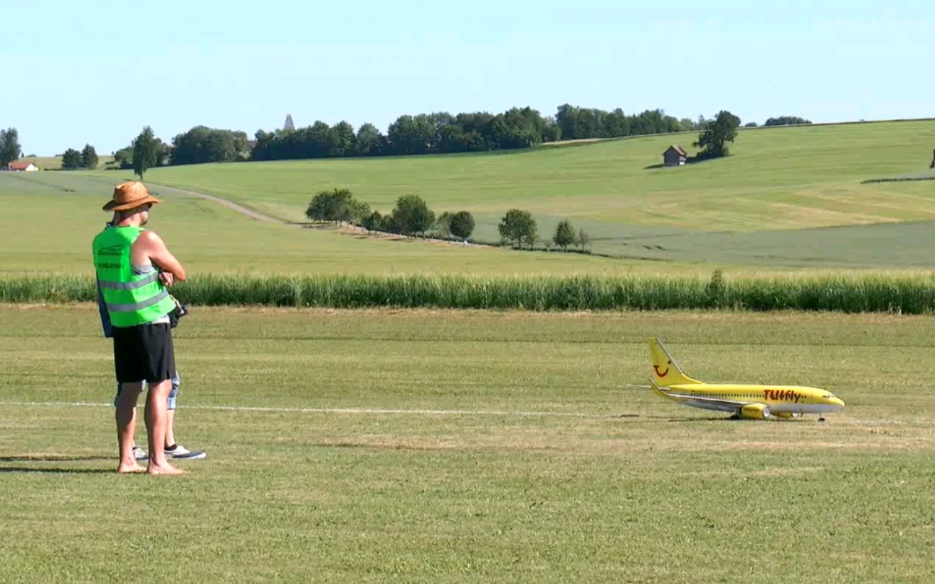 【航模】遥控飞机模型-大型RC波音737风车级EDF电动模型飞机飞行...