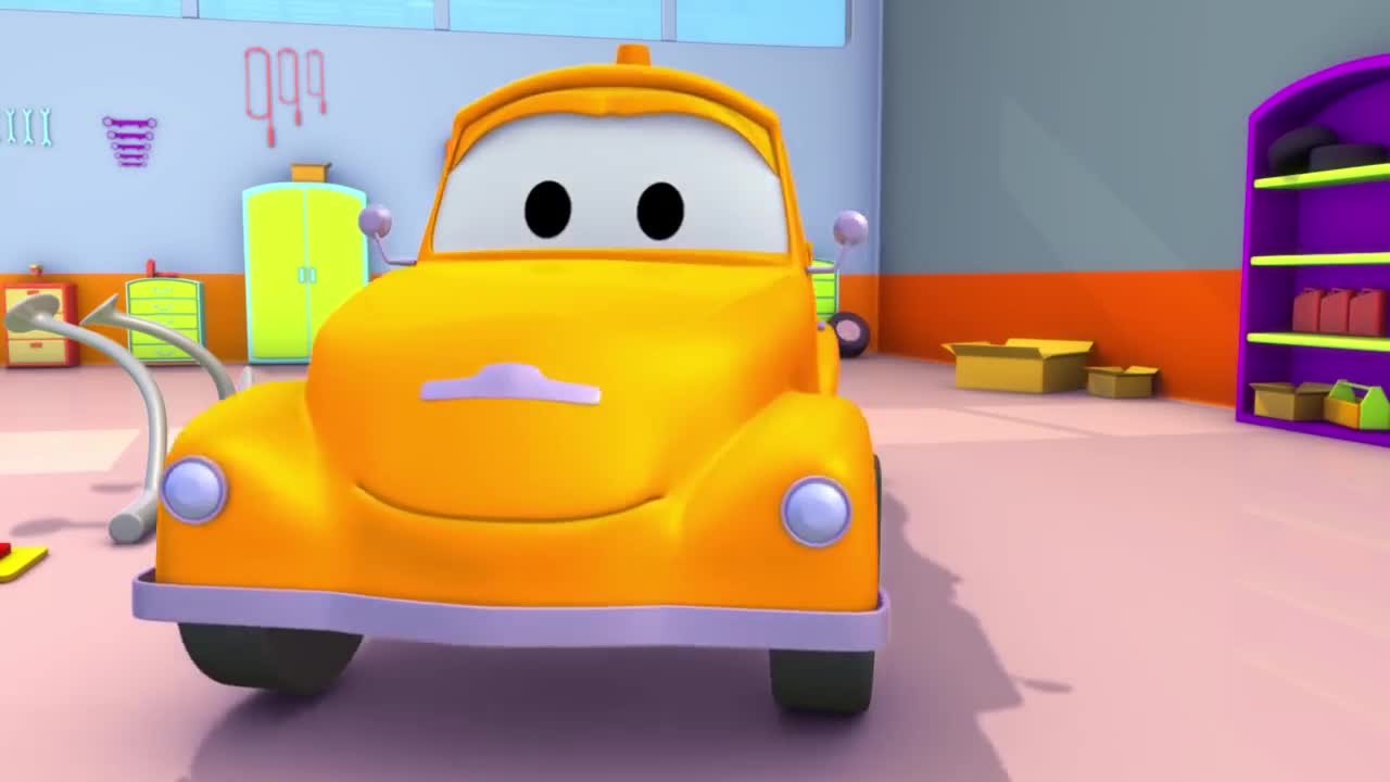 汽车总动员之消防车动画玩具表演 儿童消防车动画汽车合集