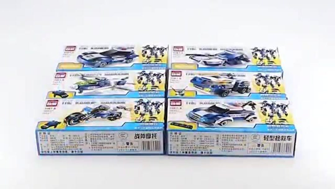 启蒙城市警察系列积木,启蒙孩子的动手能力