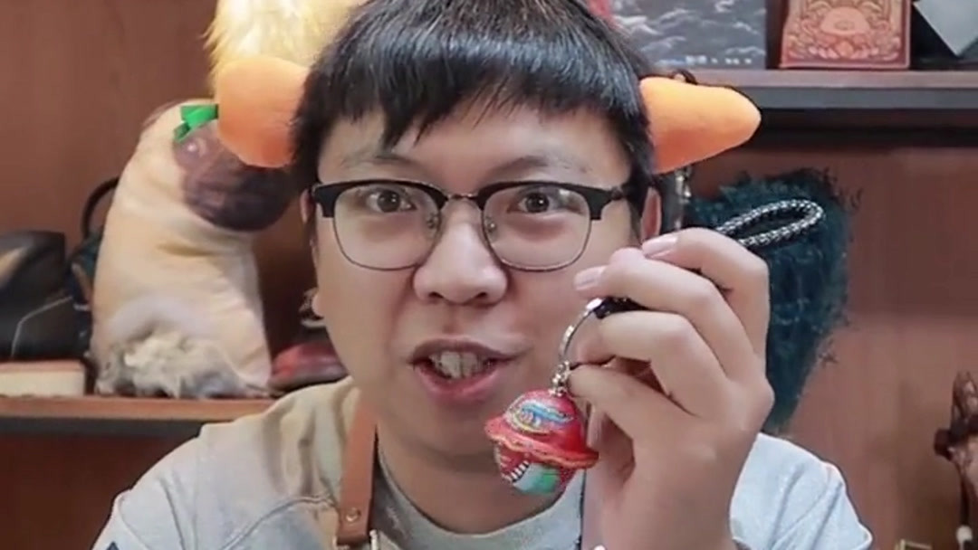 牛皮塑形手绘国潮醒狮,狮全狮美,好狮成双!
