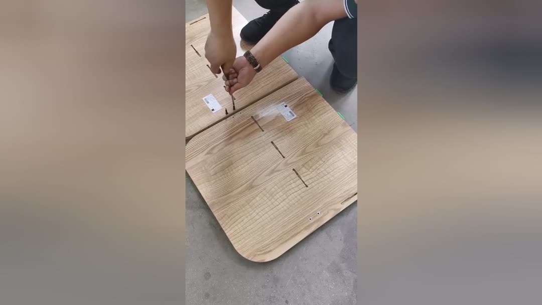 柜体三合一连接,隐形连接同时使用