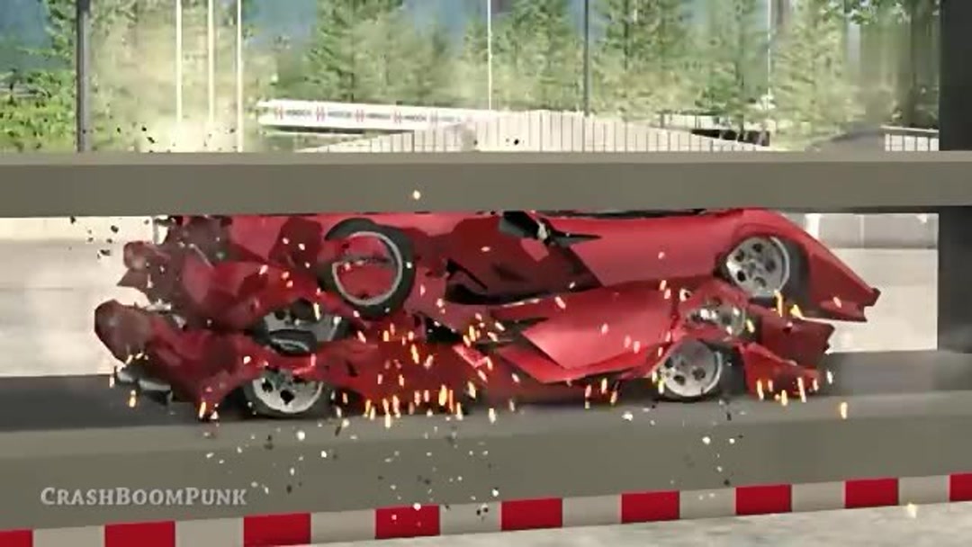 BeamNG模拟汽车卡车摧毁碰撞