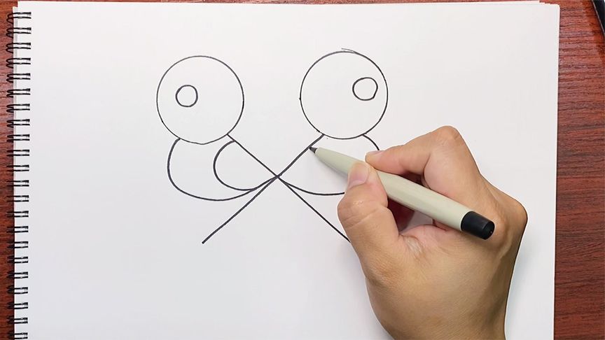 这样画小鸟,简单又好看