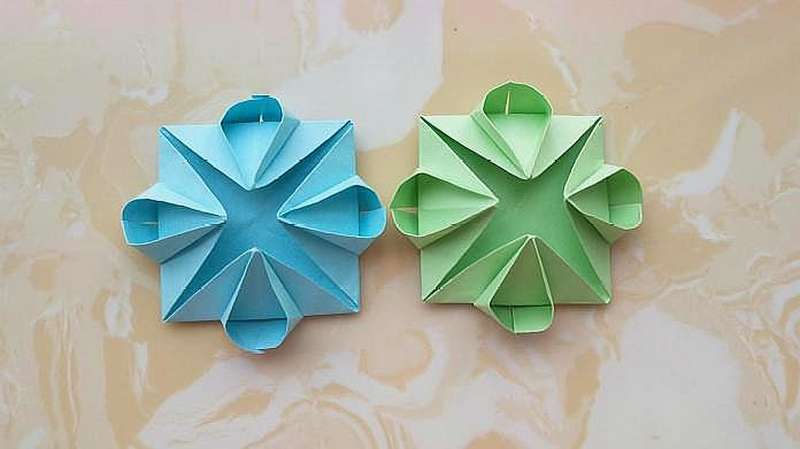 纸上谈情:四叶草信封的折法,希望能把幸运带给你们!