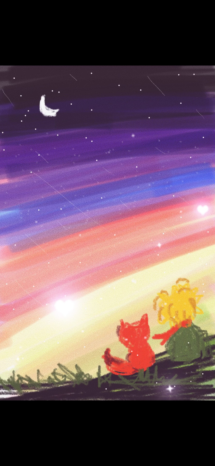 教你备忘录画小王子,超级简单一学就会～#就要秀给你看