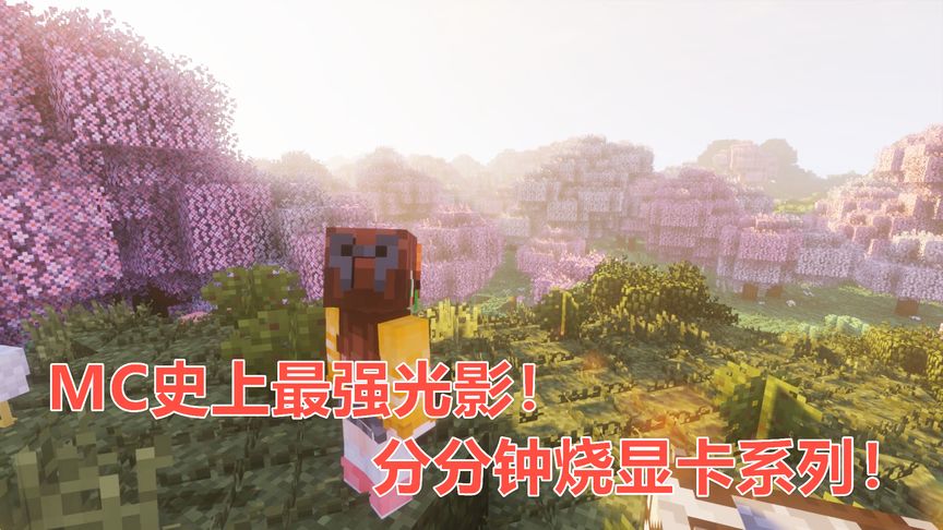 我的世界:这难道就是MC的最强画质?玩家:我闻到显卡的香味了!