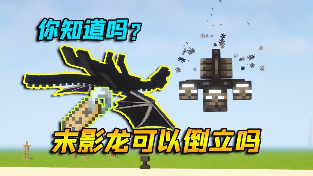 我的世界:命名牌能让末影龙倒立吗?结果让人想不到!