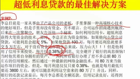 8信用卡融资体系第八课