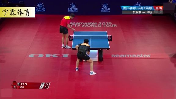 樊振东VS许昕 神仙打架