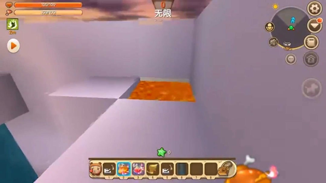 迷你世界:解密跑酷二合一,可以破坏方块的解密