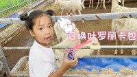 精灵梦叶罗丽之卡片玩具 第7集 喂羊的小姑娘抽卡片啦,叶罗丽白光莹...