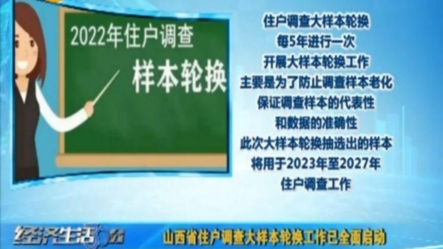 山西省住户调查大样本轮换工作已全面启动