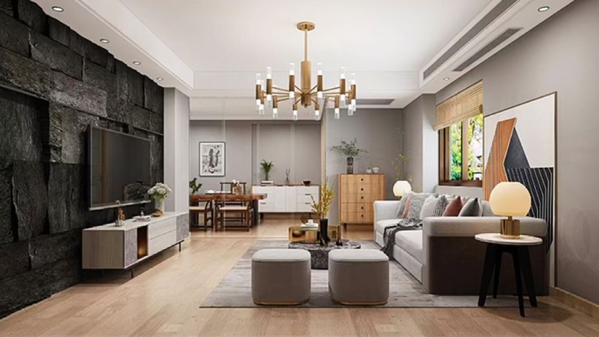 纯纯的现代风格设计案例。