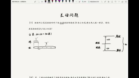 差倍问题初步课后第1练