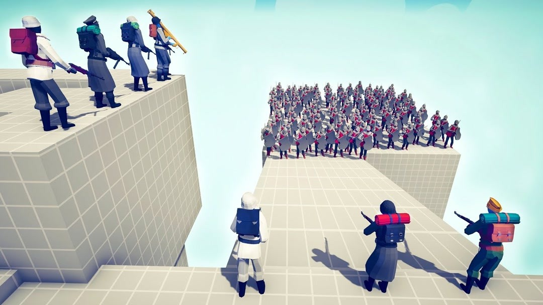 全面战争模拟器:【德国陆军士兵】VS【100全阵营士兵】