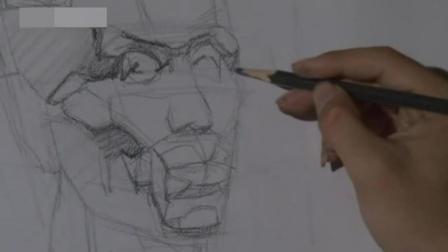 初学素描正确握笔姿势 素描苹果的画法解析图 素描教程视频下载
