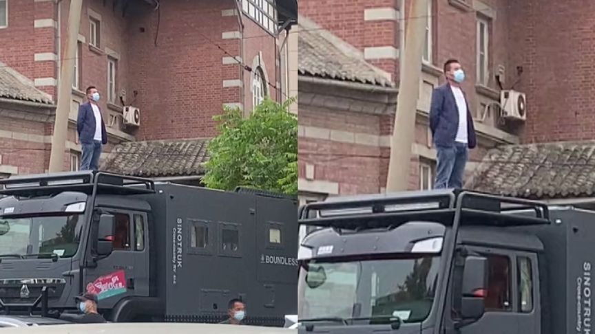 家长开200多万房车送女儿高考,穿西装站车顶上目送:方便午休