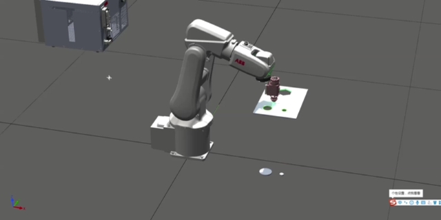 ABB robot studio工业机器人_激光切割仿真工作站