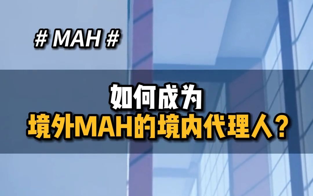 企业想要和境外MAH合作