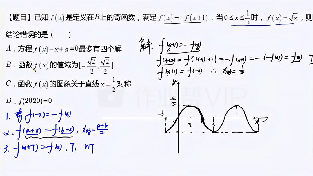 高中数学:函数的性质