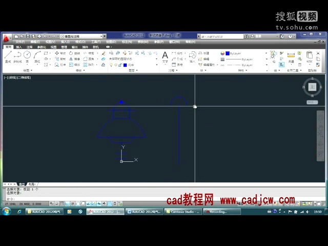 CAD2012电气设计绘图基础入门与范例精通(27集)12.1 针式绝缘子