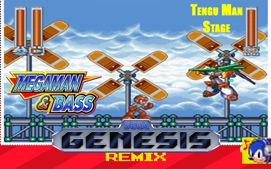 [Sonic Cronos] Mega man & Bass - Tengu Man Stage