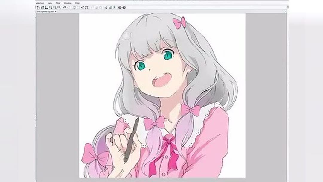 美女用马克笔画漫画人物教学视频