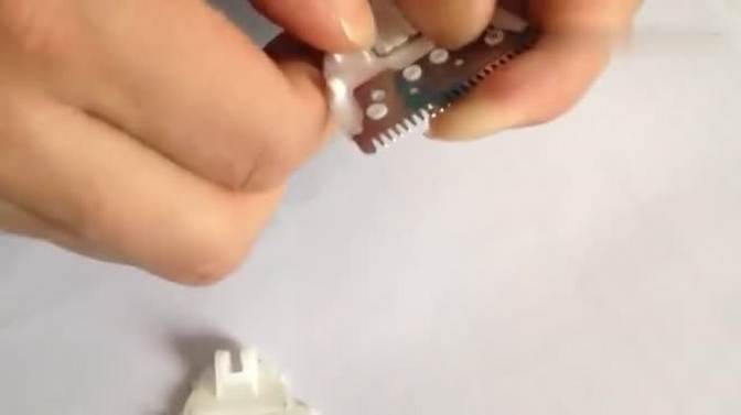 「好孩子」理发器刀头弹簧安装视频