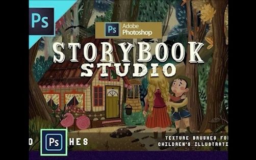 30款儿童插画PS笔刷