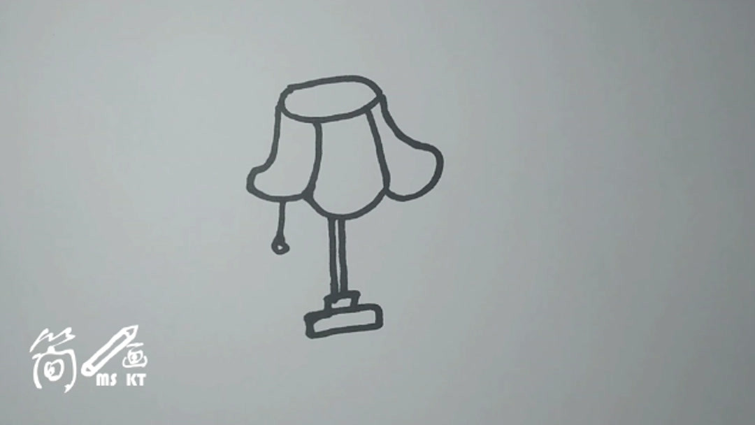 简笔画:你的(床头灯)