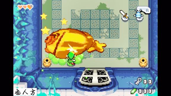 也人方回顾:GBA【塞尔达传说:缩小帽】小小林克仗剑救公主1