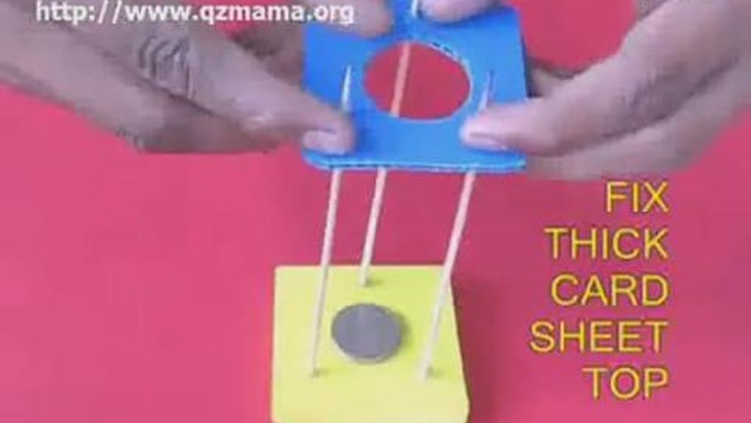 变废为宝创意科学小实验之“如何制作最简单的永动机”