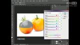 PS教程平面设计 Photoshop 合成玻璃质感西红柿下