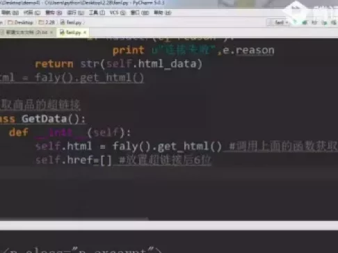 python网络爬虫爬取大型购物平台数据