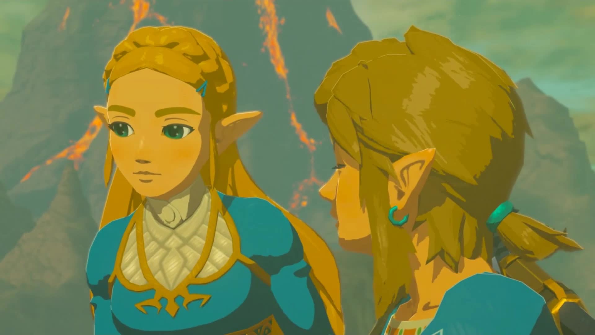 【入江闪闪】塞尔达传说:旷野之息32-连开2座高塔,在炎热的火山地带...