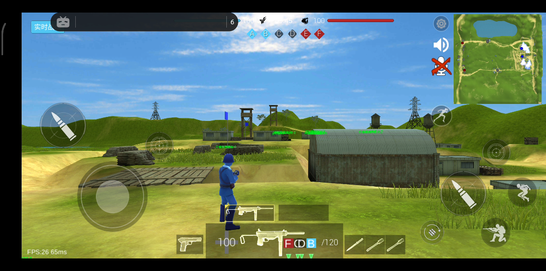 手游测试 模拟二战