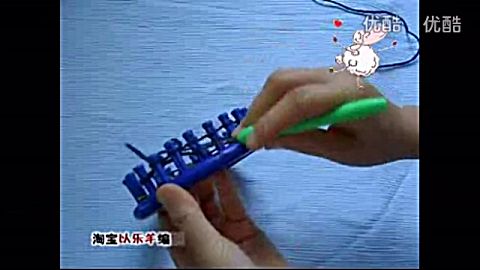 圆形编织器 围巾教程