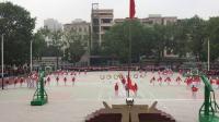 2019.1.8高山镇中心小学仪仗队在学校表演。