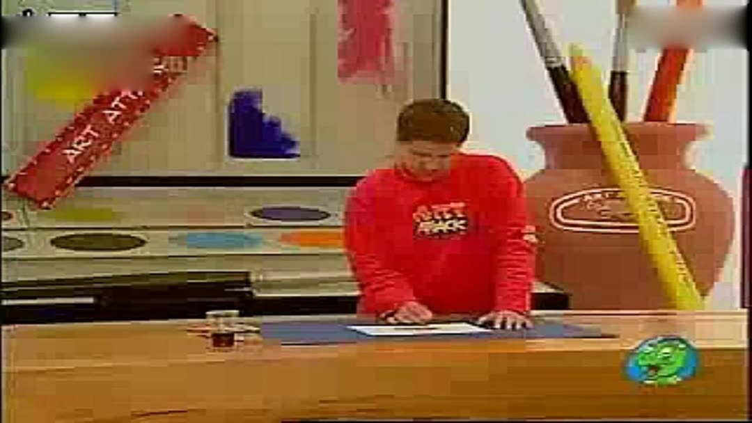 艺术创想 用蜡笔画夜景图