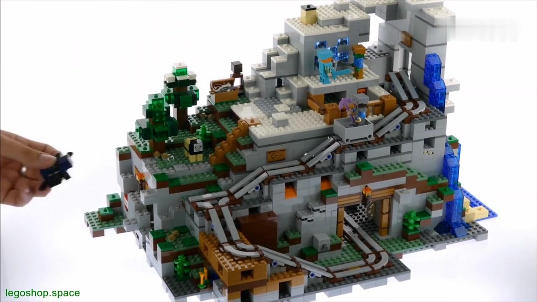 Lego 乐高积木我的世界系列 21137 山洞快速搭建