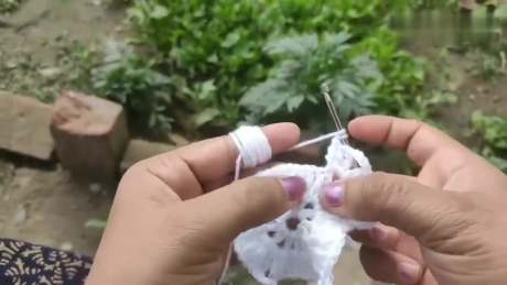 方形抱枕钩法教程,钩针漂亮的方形枕套,美观大气喜欢的试试