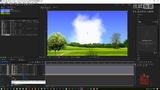 AE实例制作讲解视频:04制作白云在蓝天里飘动
