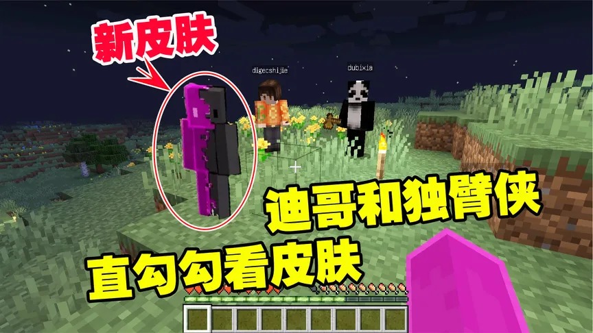 我的世界1.19联机1:新地图,新皮肤!迪哥和独臂侠直勾...