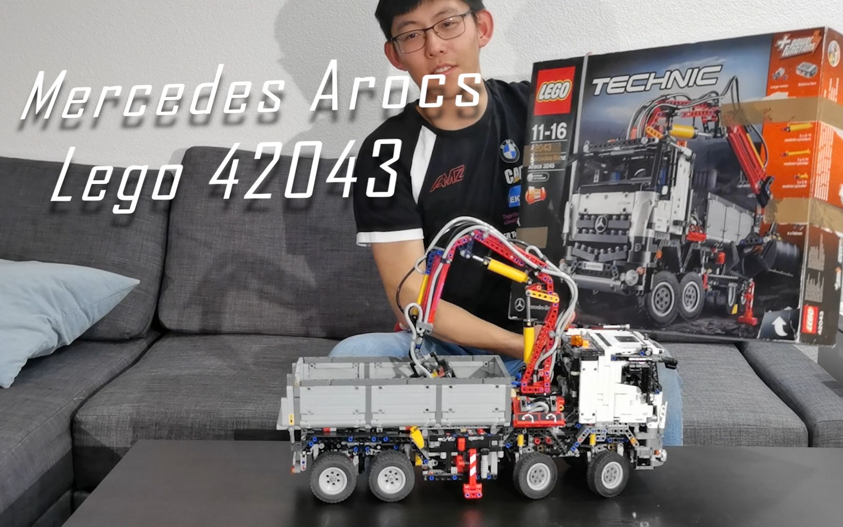 【乐高Vlog】电动加气动!乐高42043奔驰Arocs卡车功能详解!