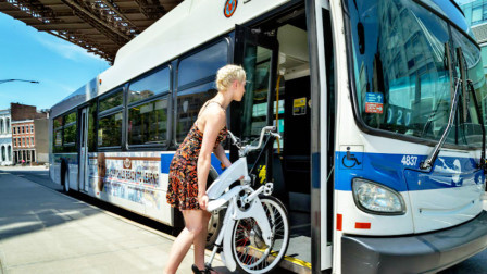 一款"最方便"的自行车,可以一秒折叠,拉伸杆杆就能够完成